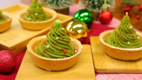 【クリスマスにぴったり】簡単！桑ツリータルトの作り方！