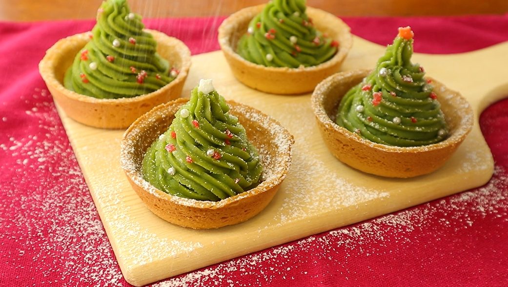 【クリスマスにぴったり】簡単！桑ツリータルトの作り方！