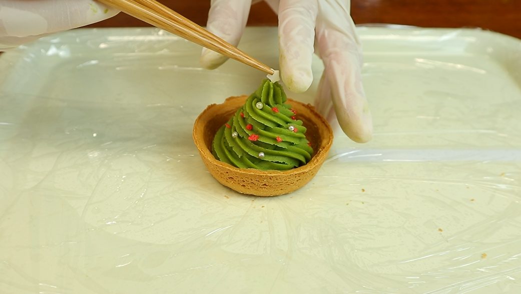 【クリスマスにぴったり】簡単！桑ツリータルトの作り方！